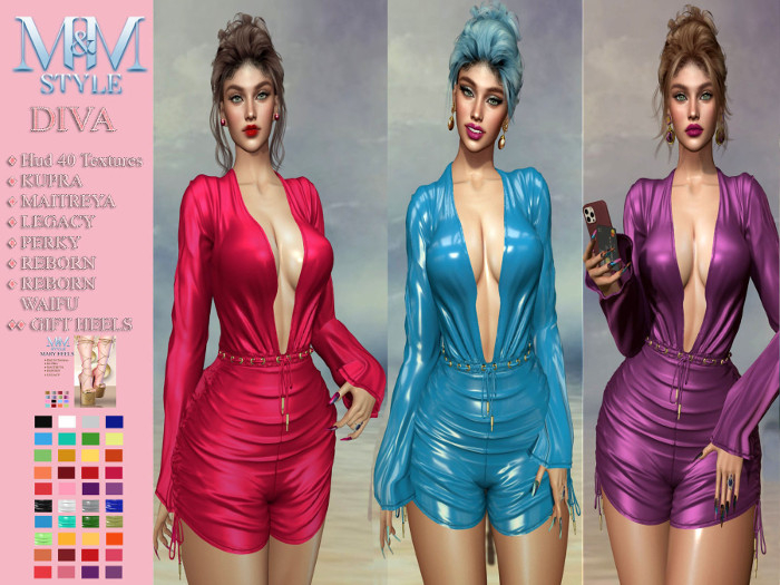 Second Life Marketplace - M&M STYLE-DIVA-NOV23